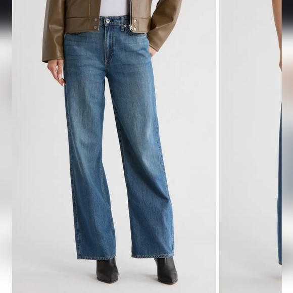 rag & bone | Jeans | Rag Bone Jeans The Lori Midrise Wide Leg Covington ...